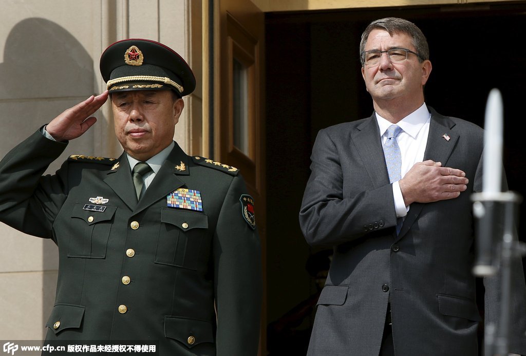 中国中央军委副主席范长龙访美 美防长最高规格接见