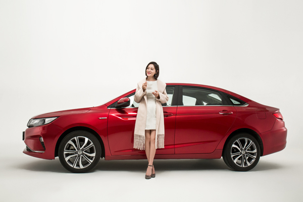 帝豪GL 8CVT正式上市 田亮夫妇带来驾乘新进阶