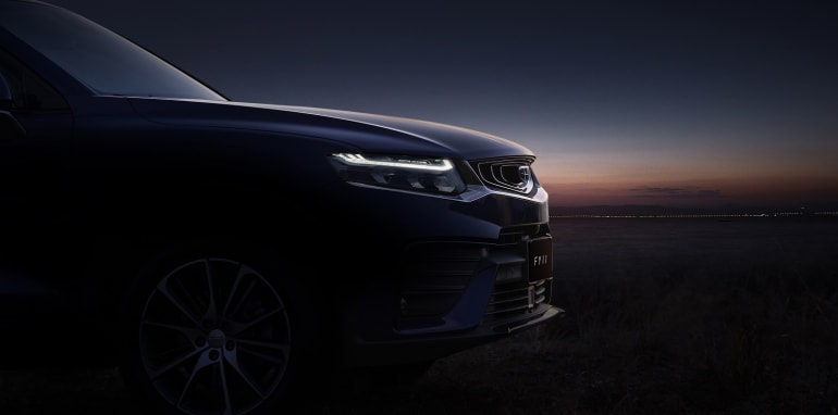 基于沃尔沃平台 吉利发布FY11轿跑SUV官图