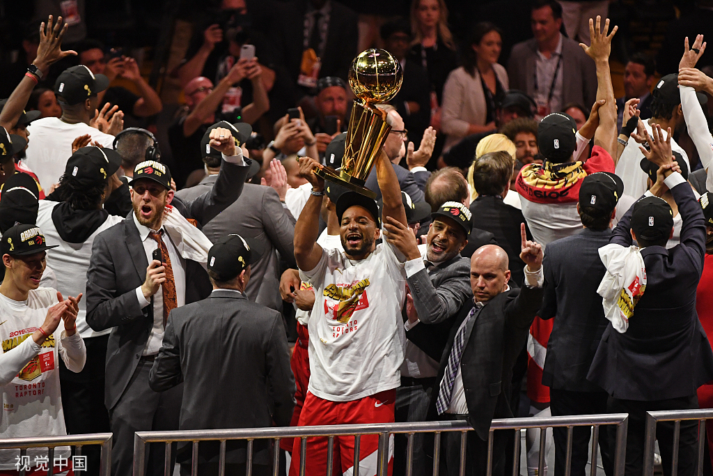 创造历史！猛龙4-2勇士夺NBA总冠军